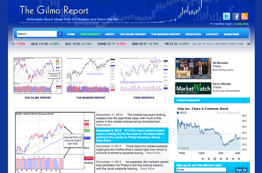 GilmoReport - ValidWebs Web Development